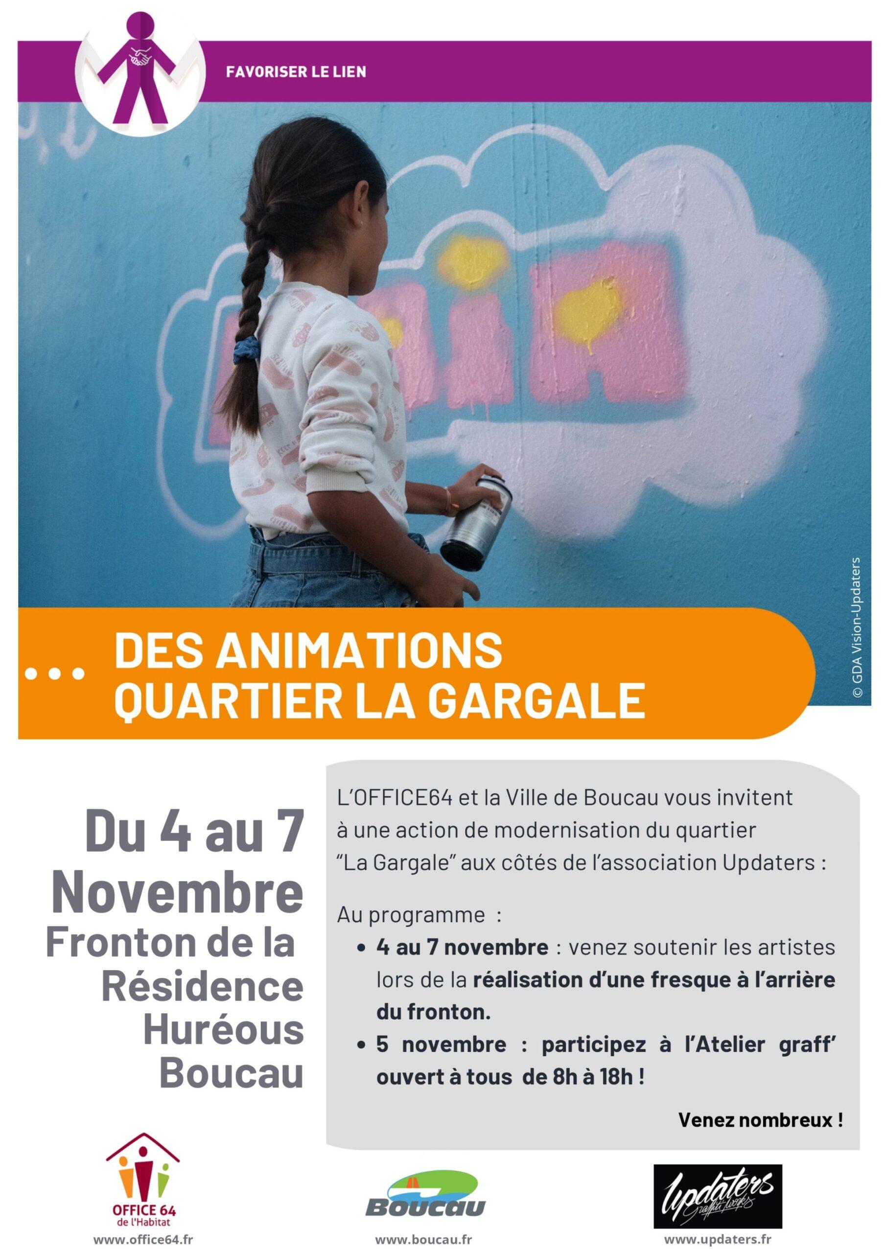 Une fresque participative pour embellir le quartier de la Gargale ...